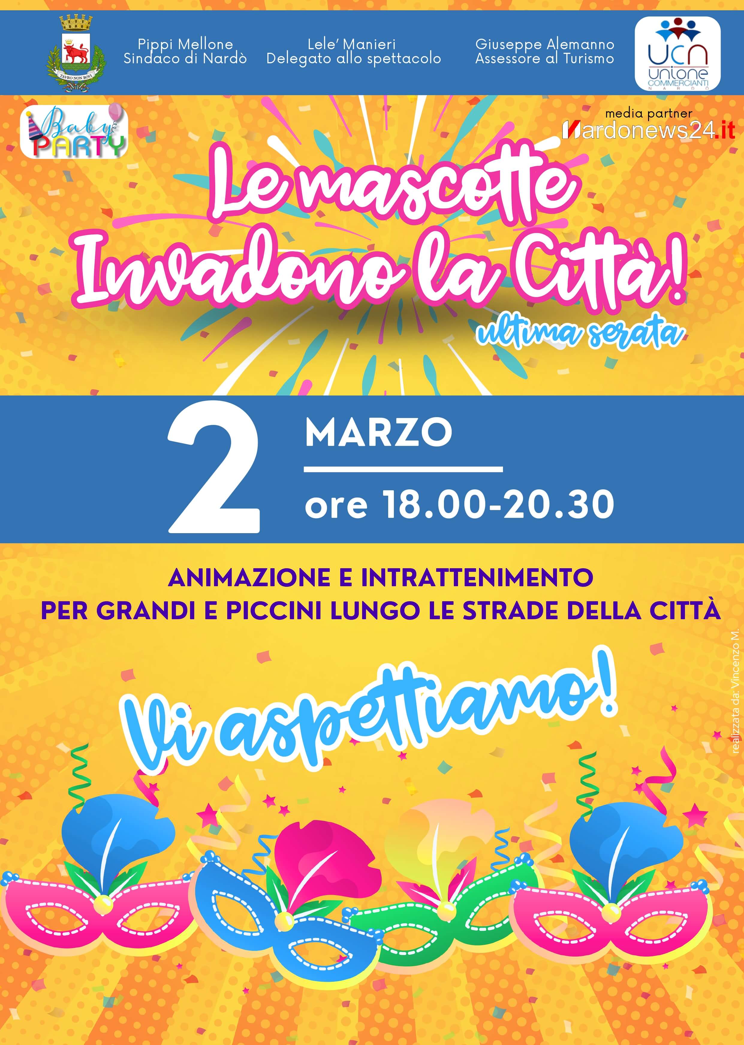 Porta di Mare - Domenica di magia e allegria a Nardò: Le mascotte di ...